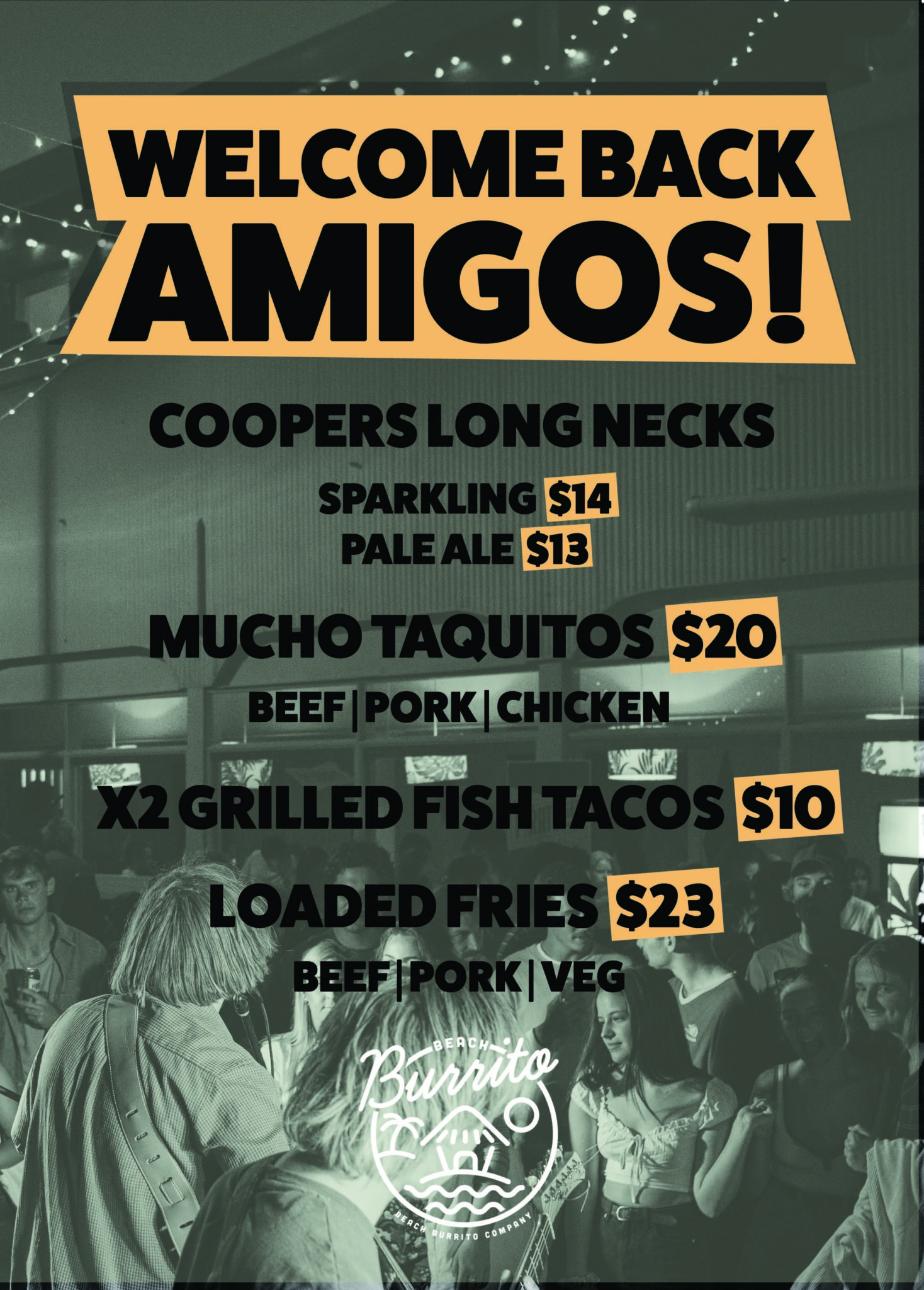 NEWS: Beach Burrito Glenelg is back open!